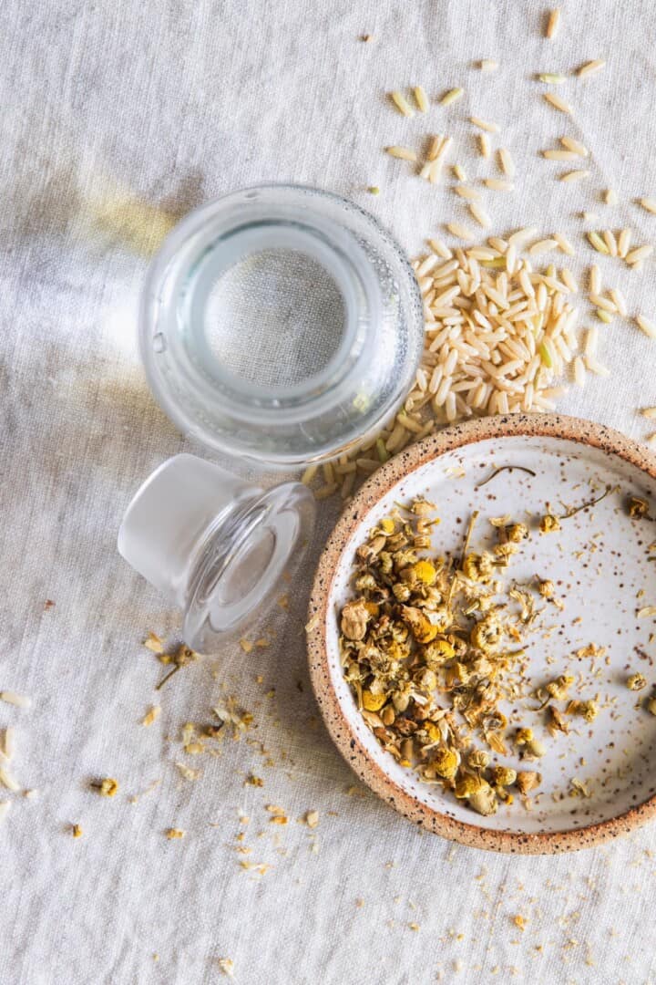 Strengthening Vinegar + Rice Water Hair Rinse for Weak or Fine Hair ... Strengthening Vinegar + Rice Water Hair Rinse for Weak or Fine Hair ...